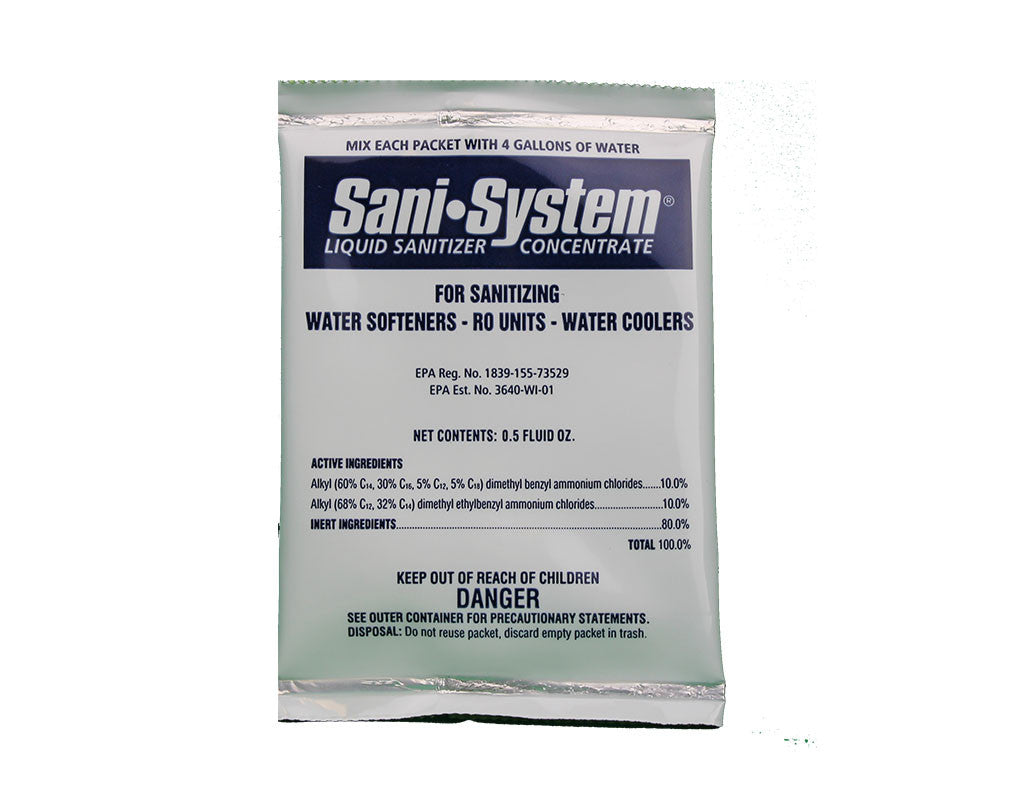 Sani-System Liquid Sanitizer Single Packet SS1WS – Chandler Systems Inc